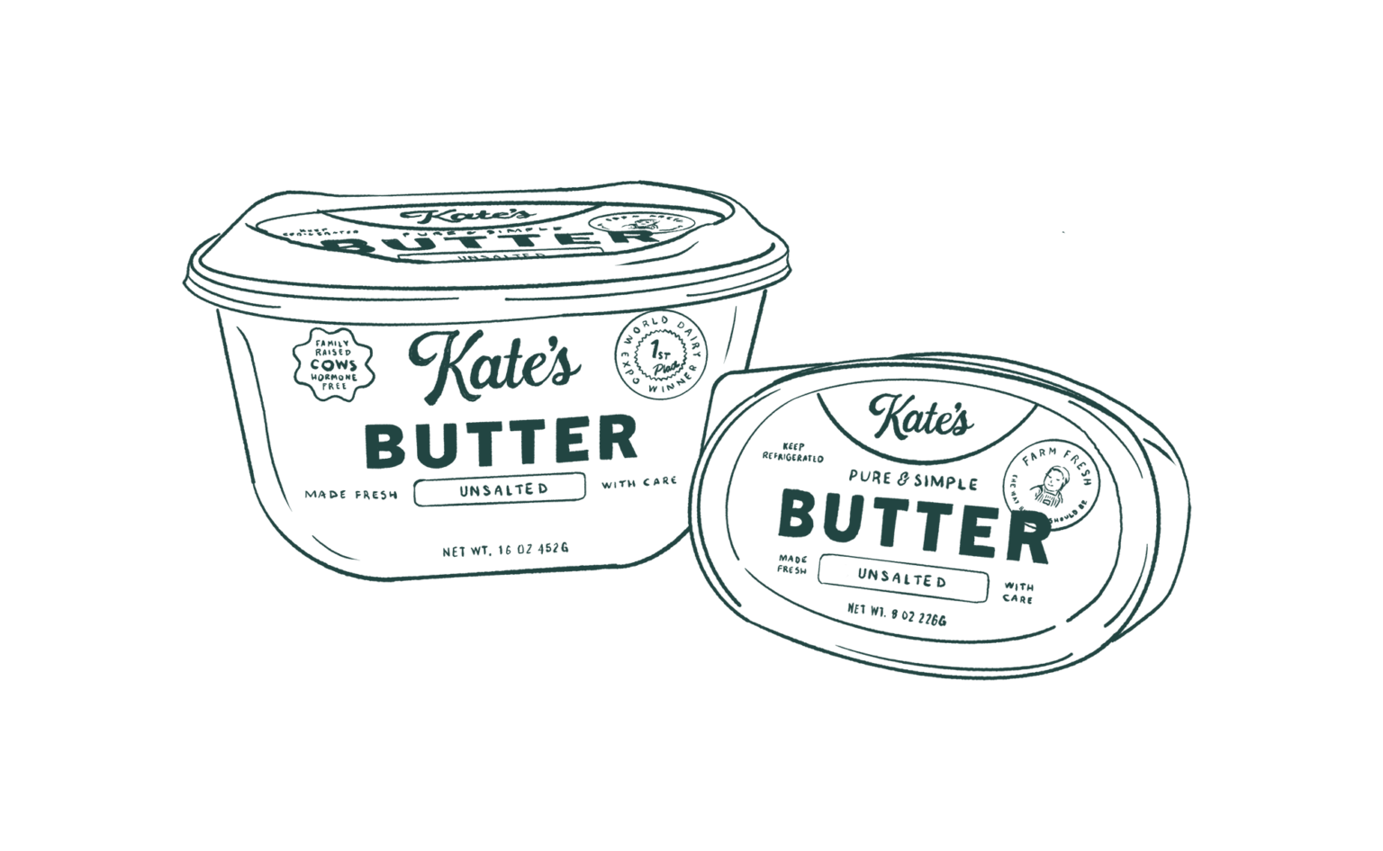 Our Products | Kate's Butter | Maine Homemade Butter