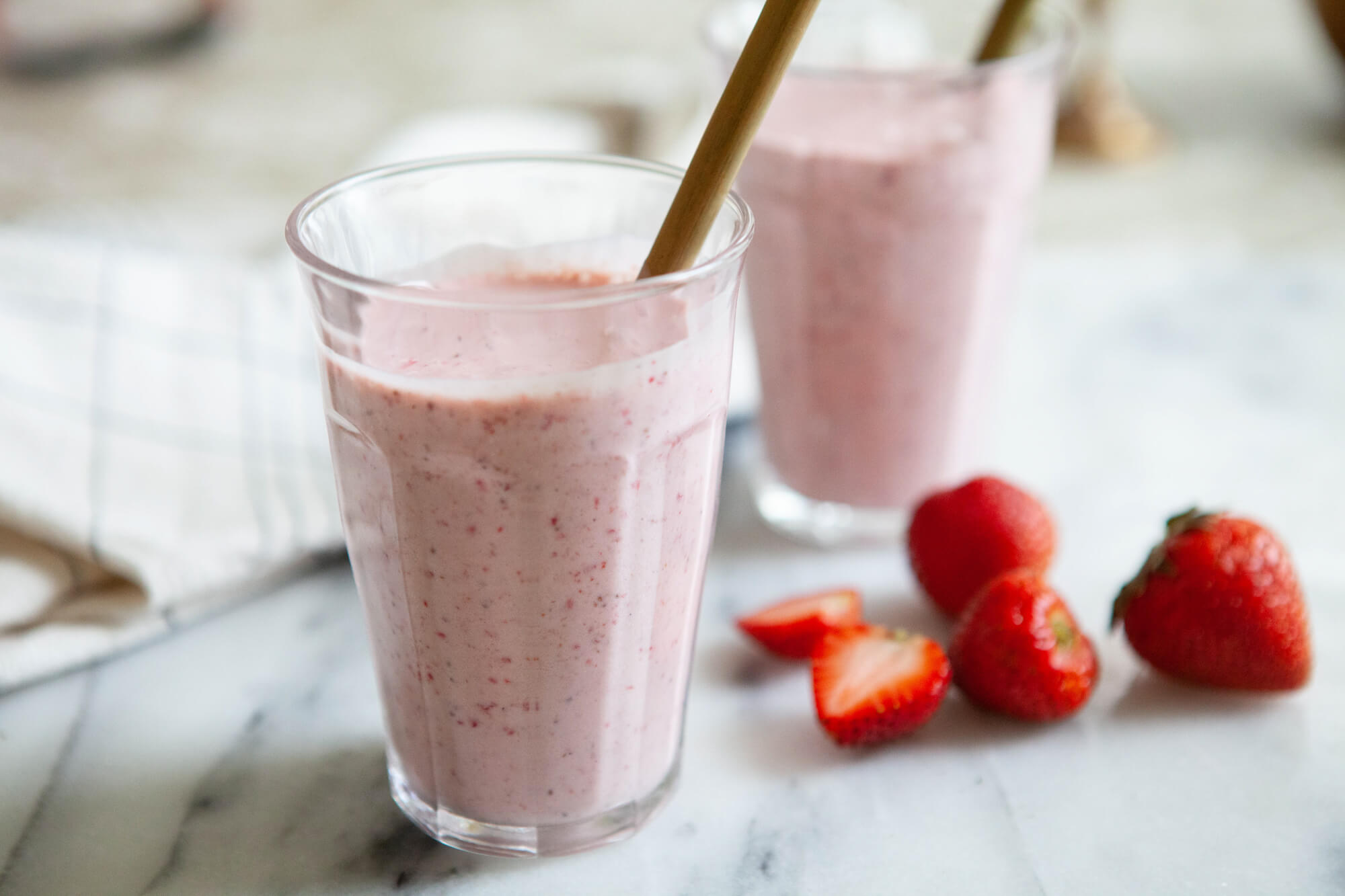 Roasted Strawberry Buttermilk Shakes | Recipes | Kate's Butter
